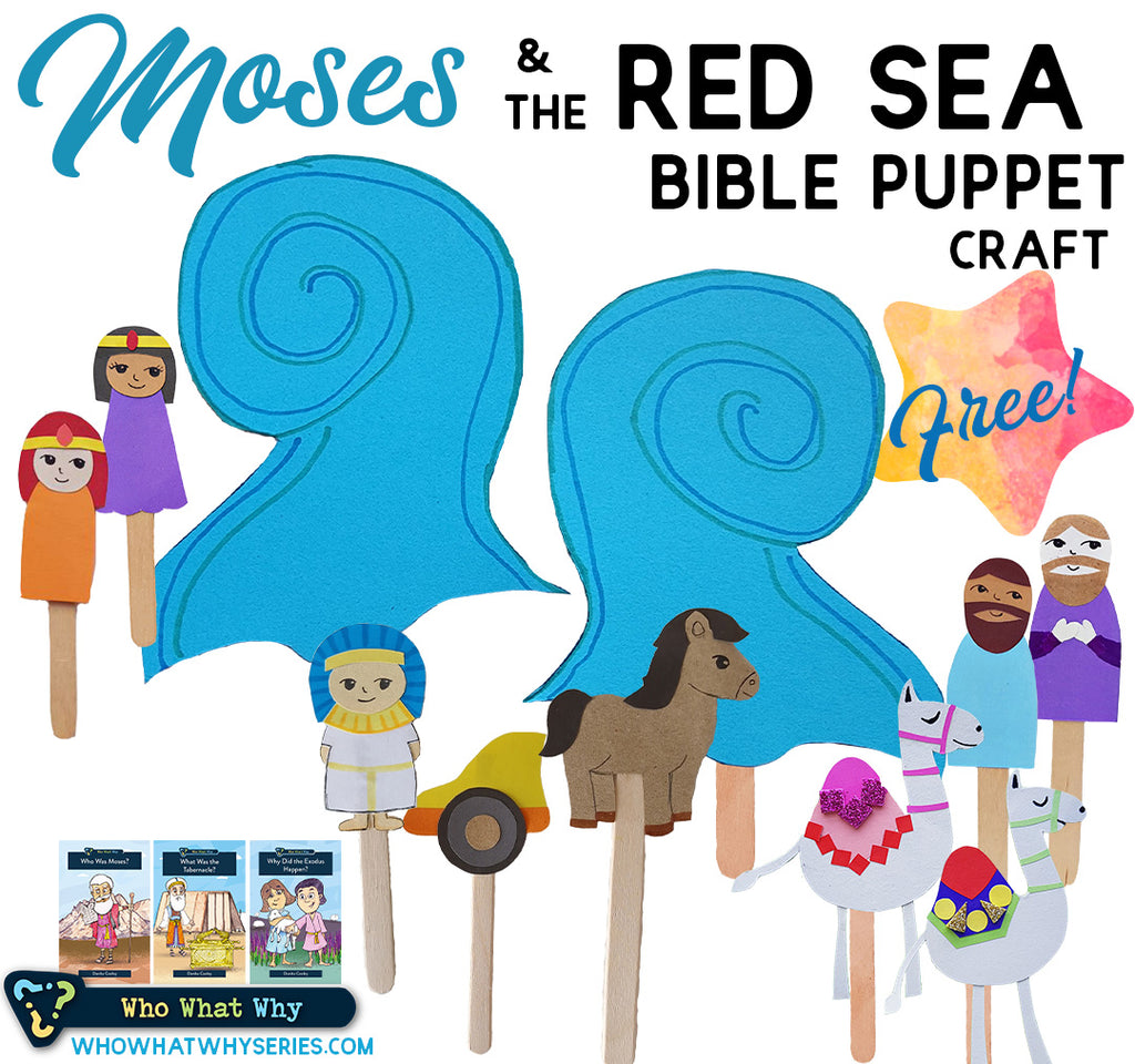 Moses and the Red Sea Craft | Bible Stick Puppets – Thinking Kids Press