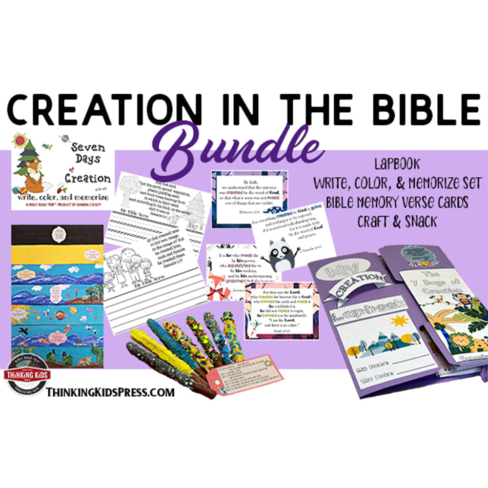 Creation in the Bible Family Bible Study Bundle – Thinking Kids Press