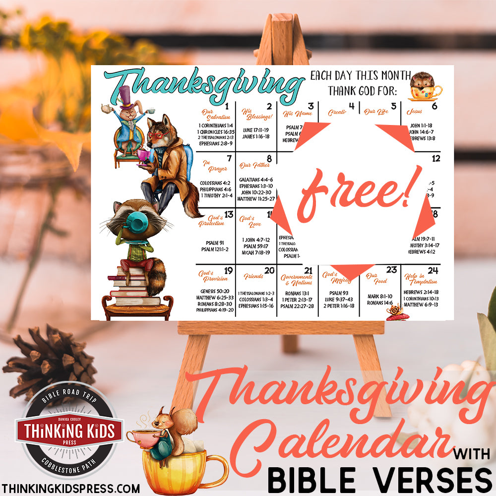 Thanksgiving Bible Verses Calendar – Thinking Kids Press