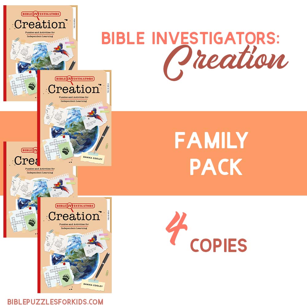 Bible Investigators: Creation | Family Pack – Thinking Kids Press