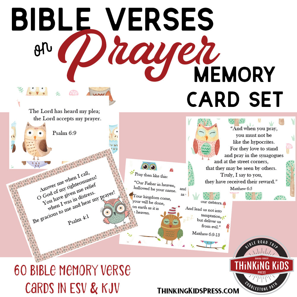 Prayer Bible Memory Verse Card Sets – Thinking Kids Press