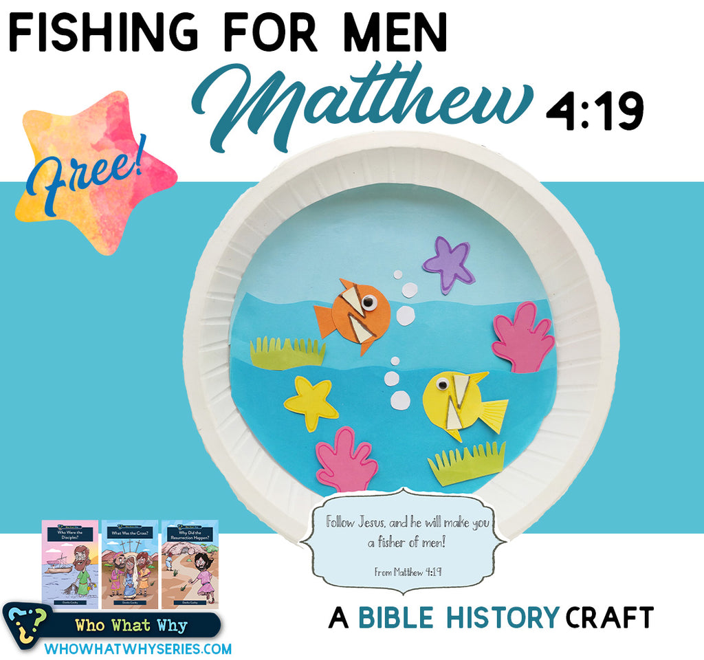 Fishing for Men | Matthew 4:19 Craft – Thinking Kids Press