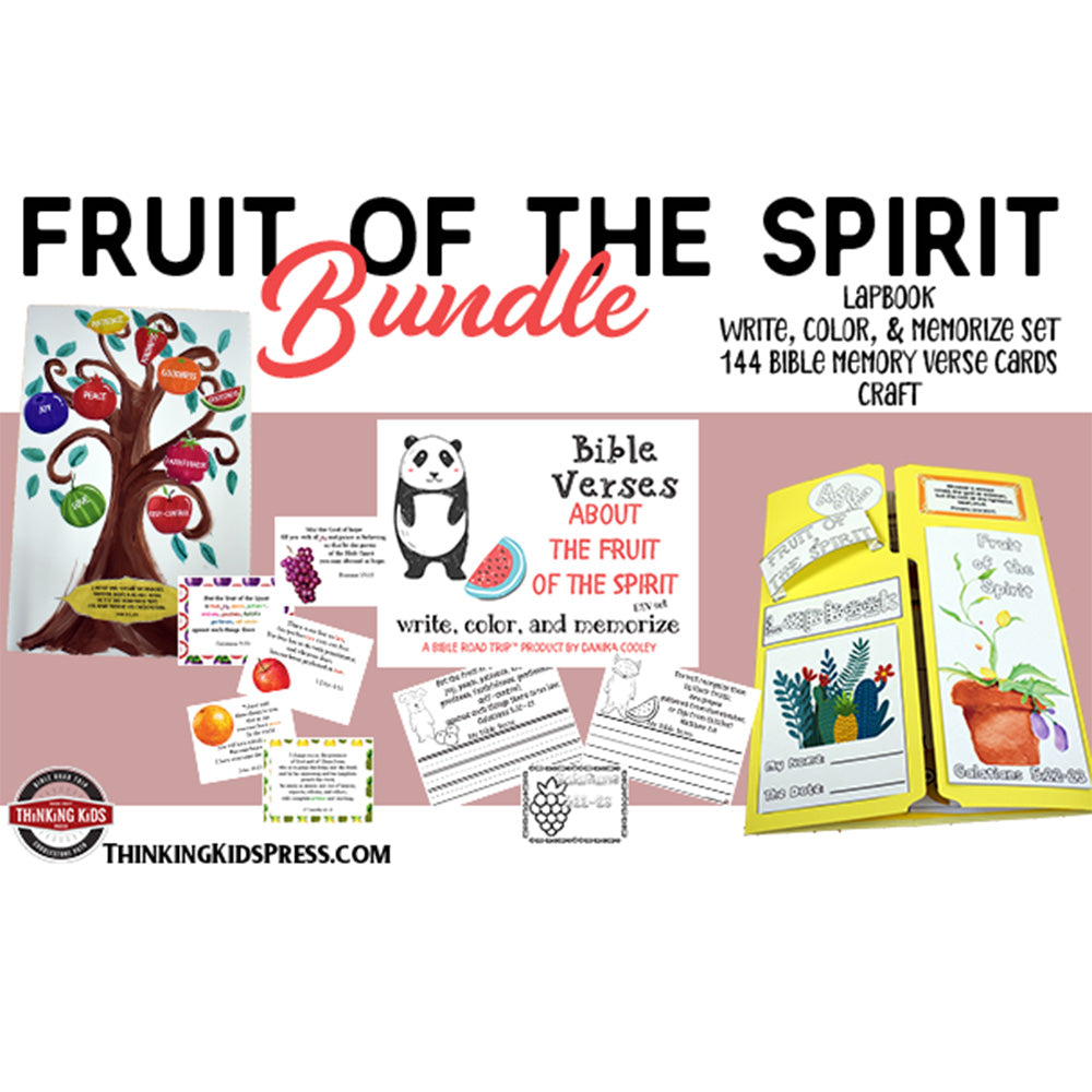 The Fruit of the Spirit Kids' Bible Study Bundle – Thinking Kids Press