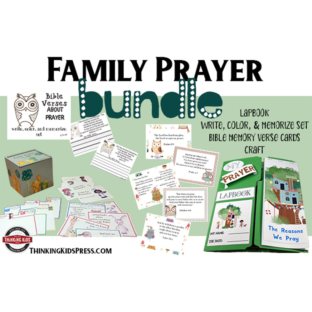 Prayer Family Bible Study Bundle – Thinking Kids Press
